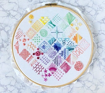 Bordados fáciles para principiantes - La Damasquina